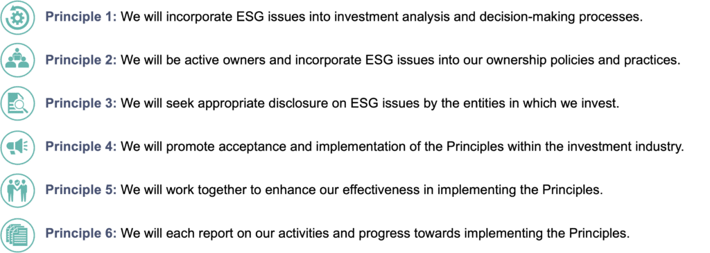 Sustainability Standards & Frameworks Volume 1 – UN PRI – Bridge House ...